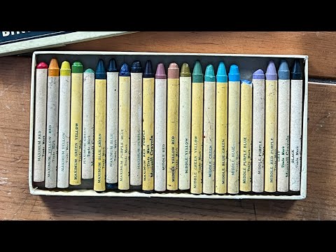 Super Rare Crayons From Crayola-Munsell Crayons