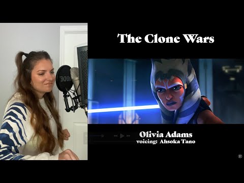 Voice Acting Ahsoka Tano from The Clone Wars series 💙🧡🤍