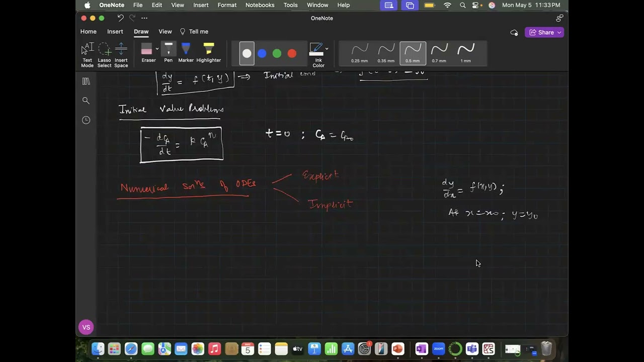 Lecture 22: Ordinary Differential Equations - Initial Value Problems