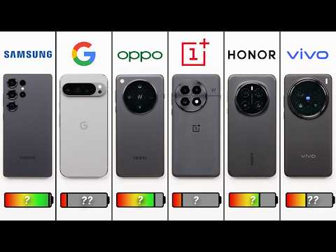 The Ultimate Android Flagship Battery Test! (2025)