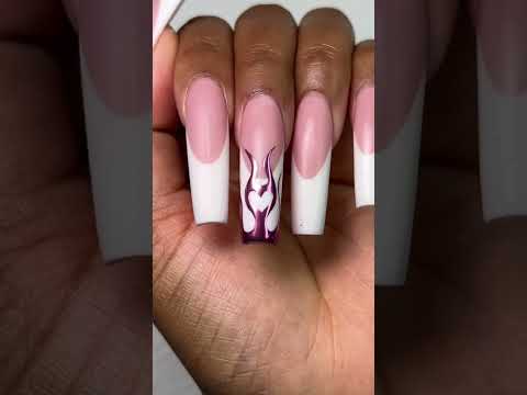 This pink chrome is amazing π€― #shorts #chromenails