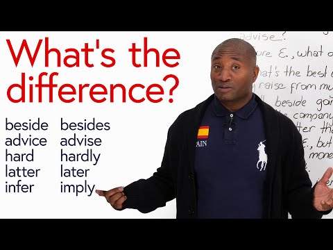 Whatβs the difference? 5 confusing word pairs for work