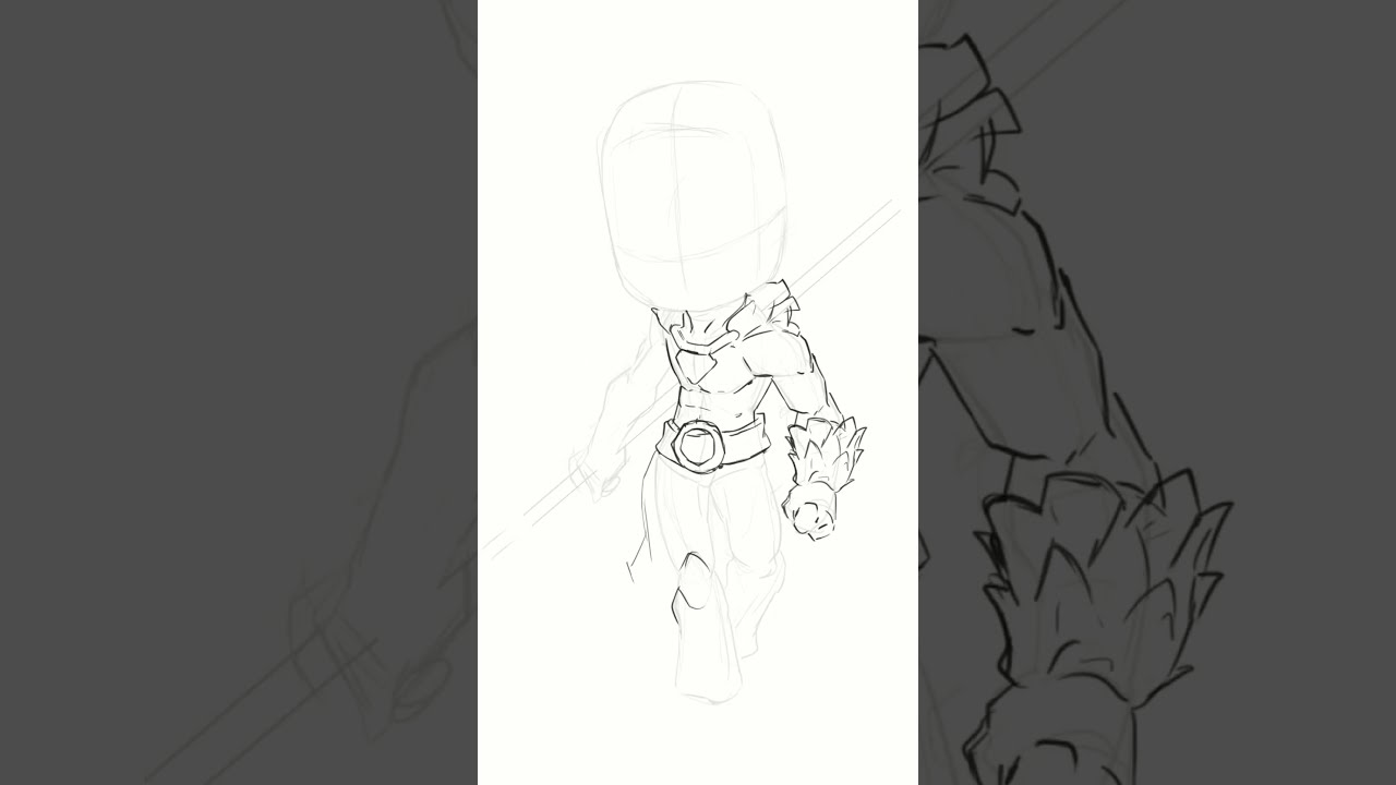 Digital Rough for Chibi Commission.  #drawingtechniques #drawing #art