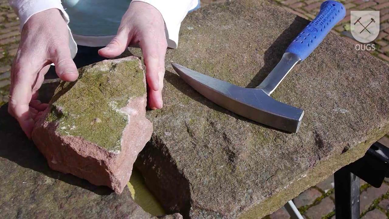 How to classify a rock: sandstone