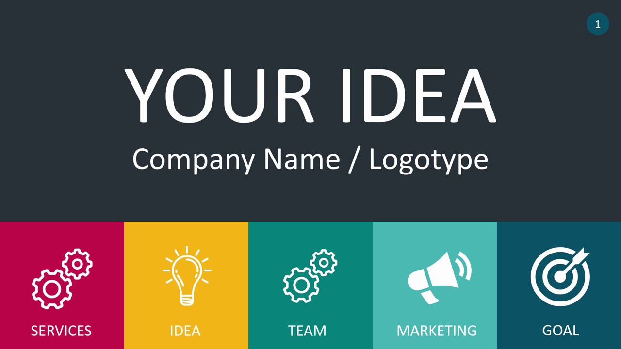 Big Idea infographic - Animated PowerPoint Template