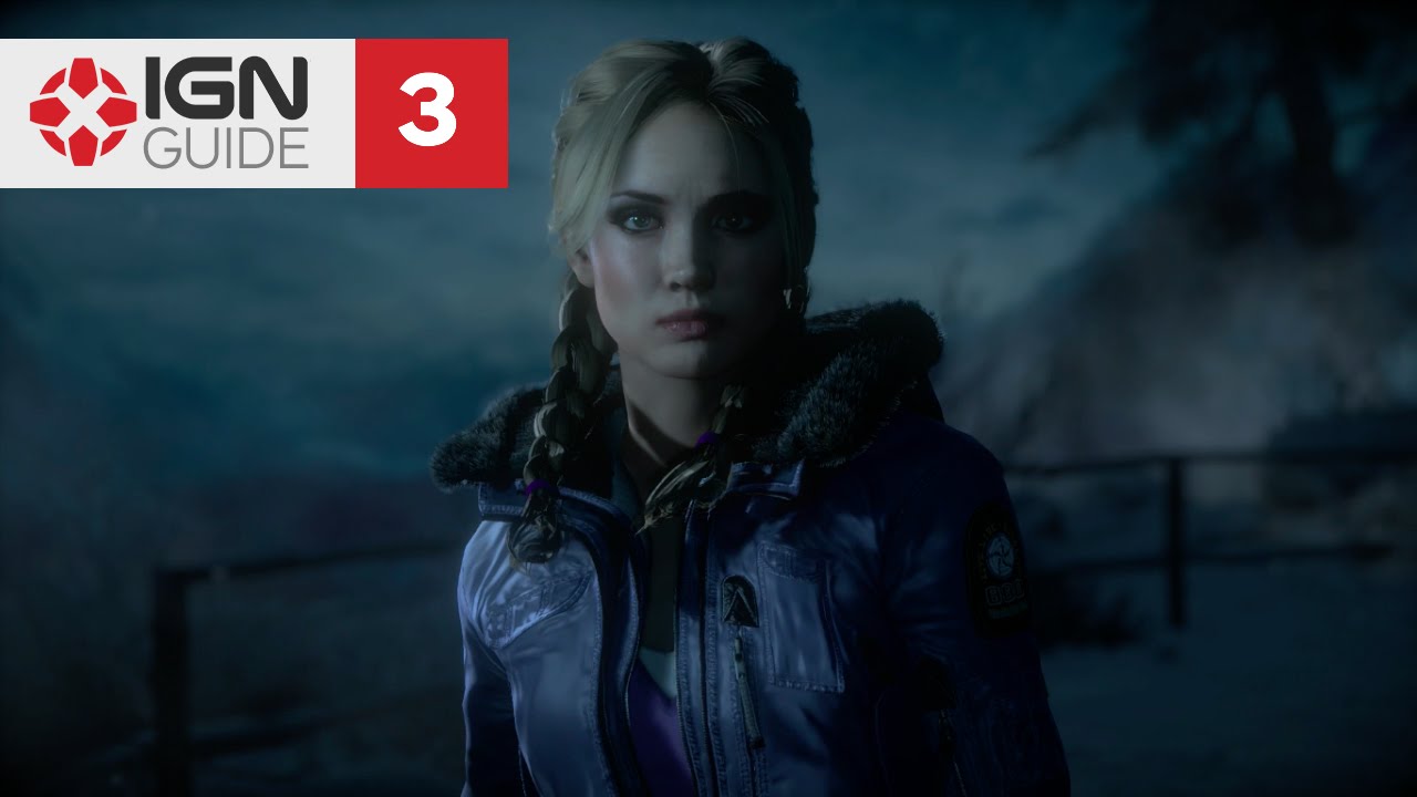 Until Dawn Walkthrough - Part 3 - Chapter 1 pt 2