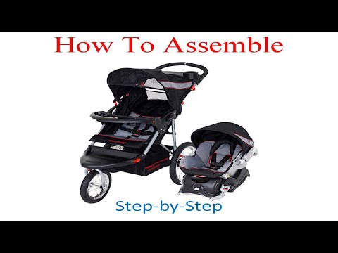 How to assemble Baby Trend Expedition Jogger Travel System, Black