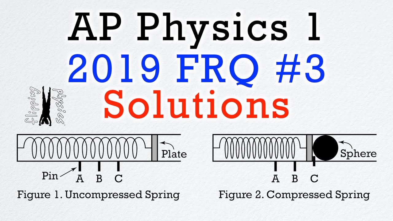 2019 #3 Free Response Question - AP Physics 1 - Exam Solution