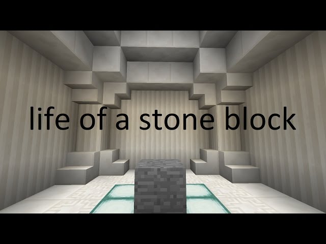 Life of a stone block. Minecraft Map