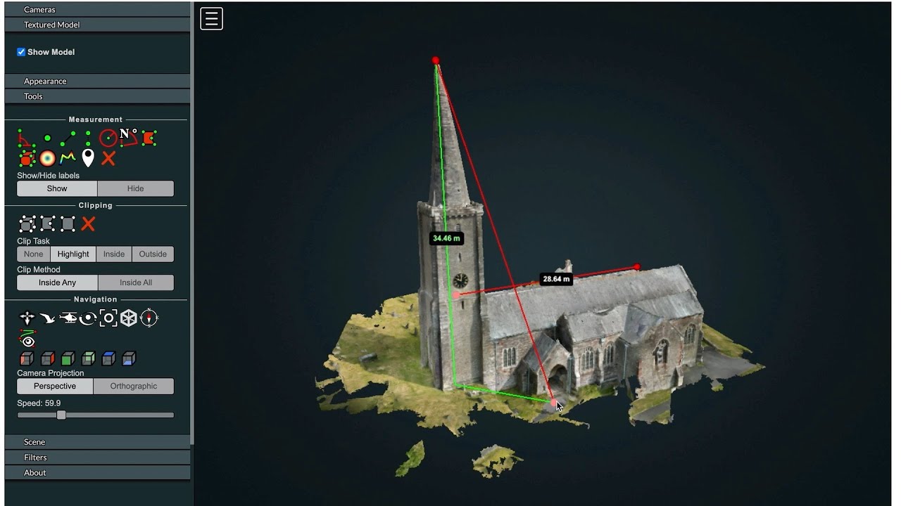 Quick demo - Aerial Drone Survey - Open Drone Map - Web ODM - insight into the software