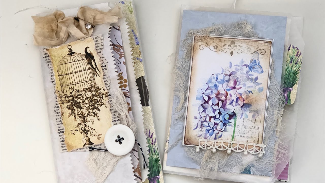 Paper Bag Booklets / Ephemera - Junk Journals - Tutorial -  Digital Collage Club