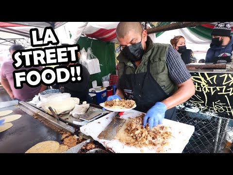 Exploring the TRENDIEST Street Food Markets in Los Angeles!