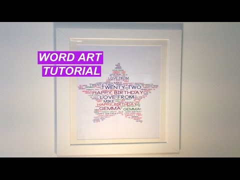 Word Art Tutorial