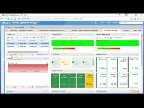 Learn Advanced VMware vRealize Operations Manager What Is an Interactive Dashboard | packtpub ...