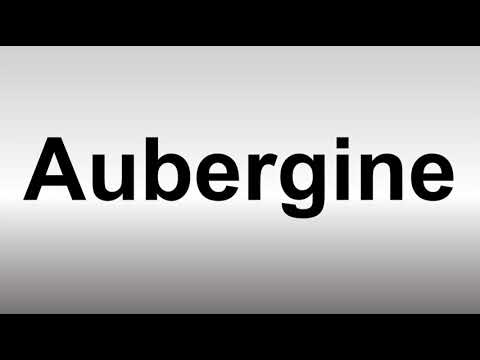 How to Pronounce Aubergine