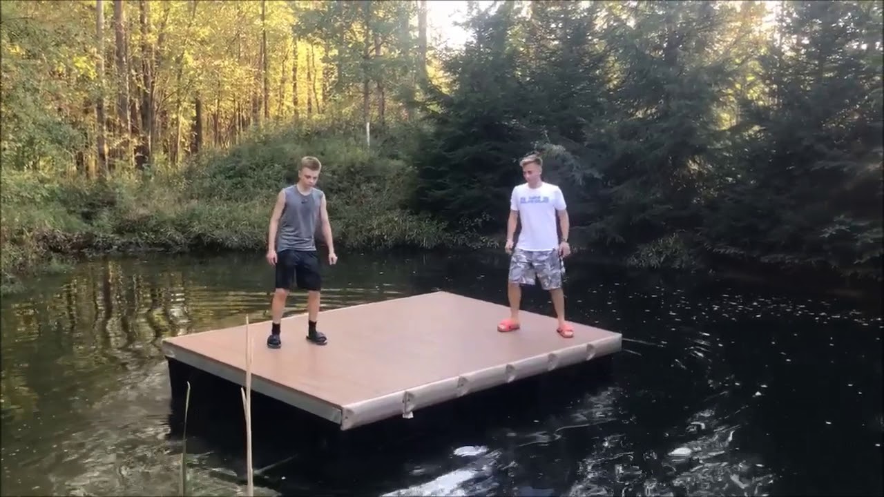 Floating Dock on Wheels