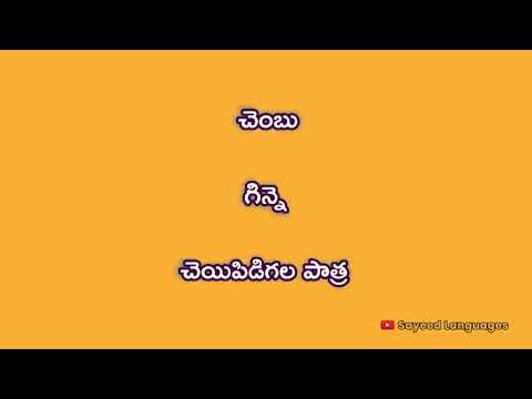 Meaning of Can in Telugu | Can in Telugu | Can