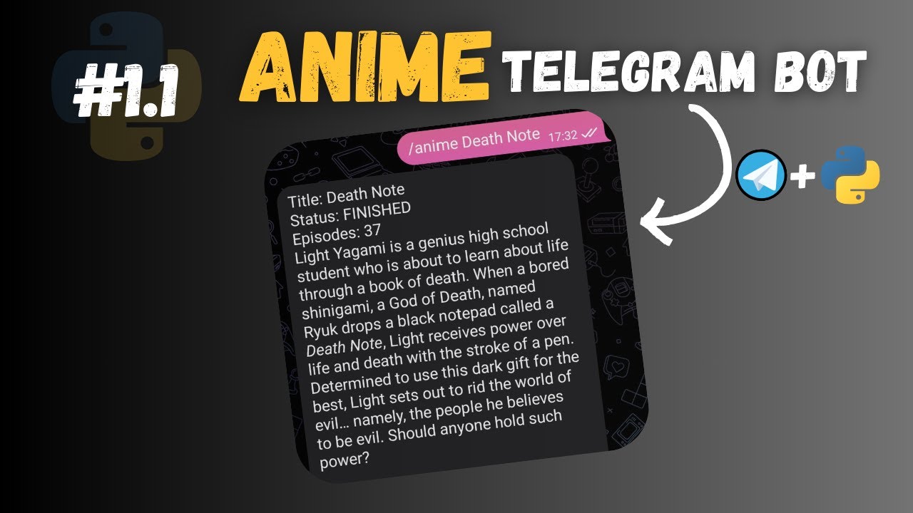 Build an Anime Telegram Bot with Python & AniList API (2025 Tutorial)