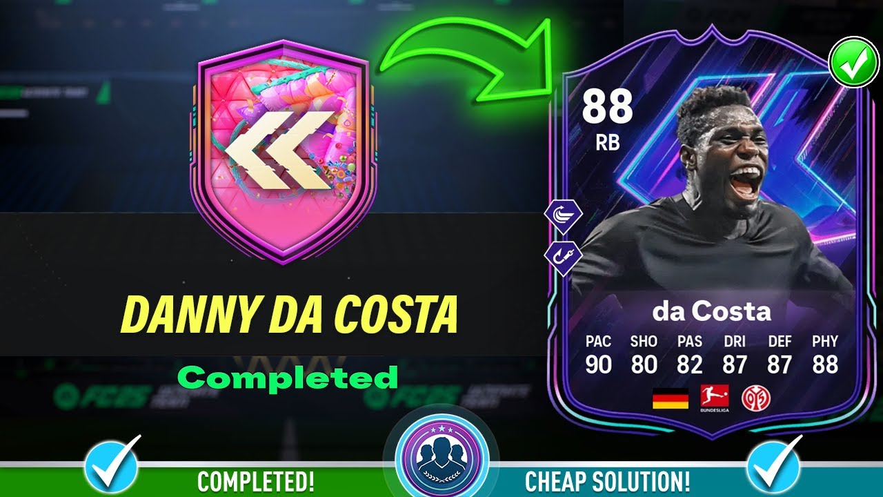 88 Flashback Danny da Costa SBC Solution - Cheap Solution & Tips - FC 25