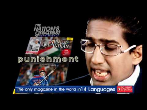 The Sunday Indian TVC : Dr. Arindam Chaudhuri on Anna Hazare