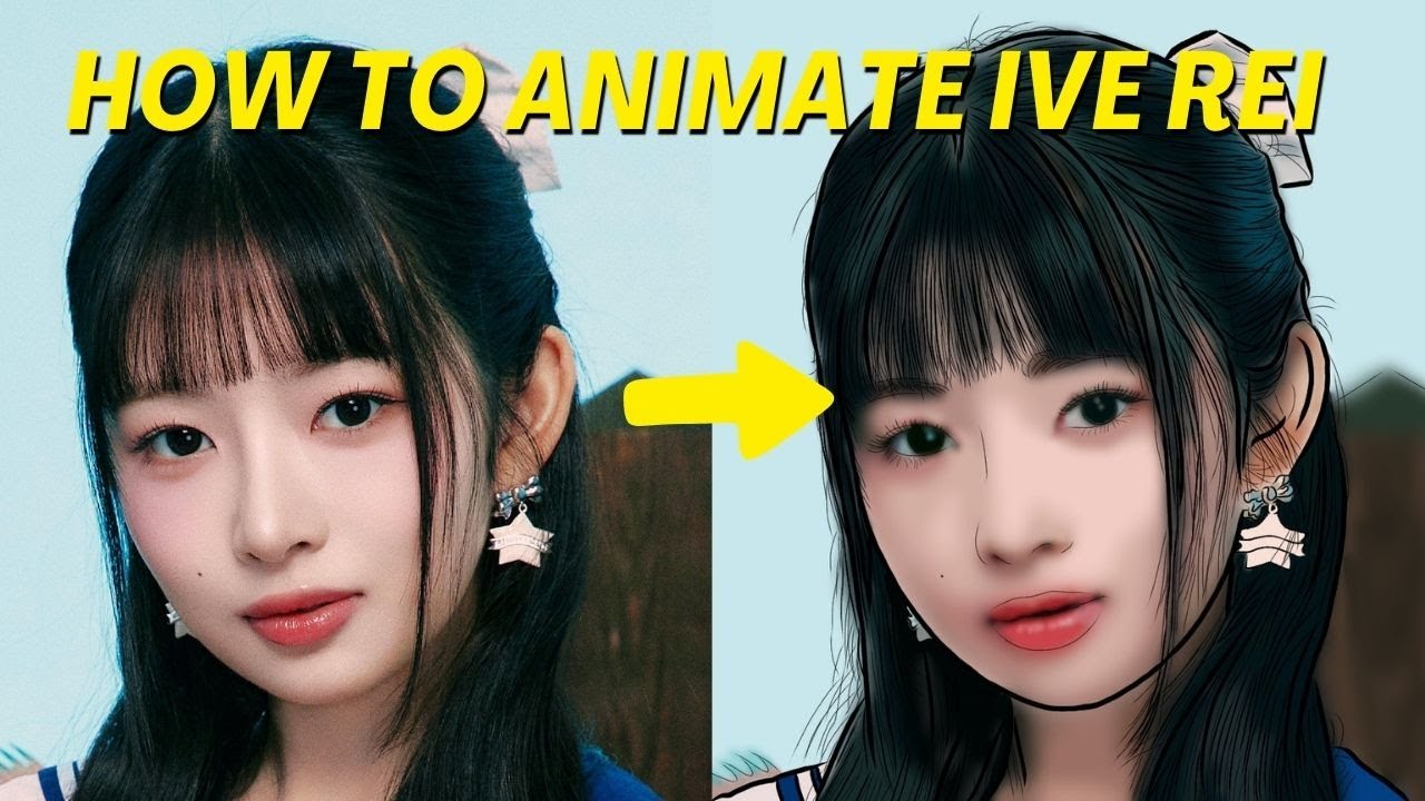 ANIMATING IVE REI I KPOP Fan Art I 🎨✨