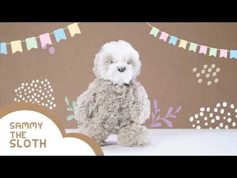 Resoftables Collectibles | Sammy Sloth | 100% Recycled Plush Toy | Cute & Cuddly!
