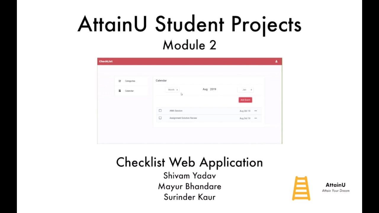 CheckList Web Application