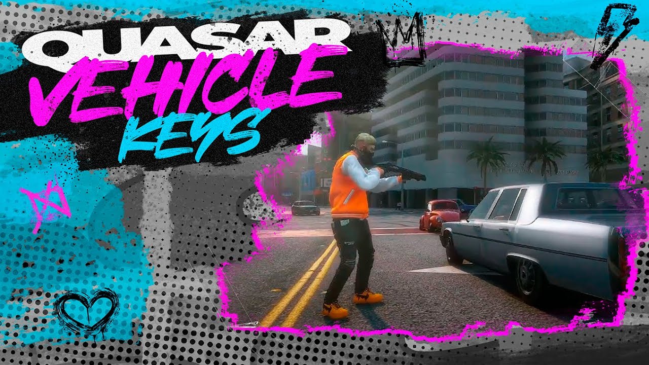 Quasar Vehiclekeys 2.0 for FiveM | Advanced Car Key System, Theft Alerts & Smartphone Integration