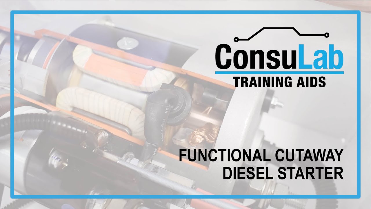 ConsuLab EC-510HV Functional cutaway diesel starter