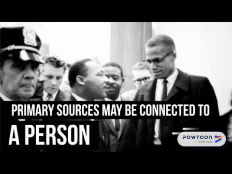 What are Primary Sources?