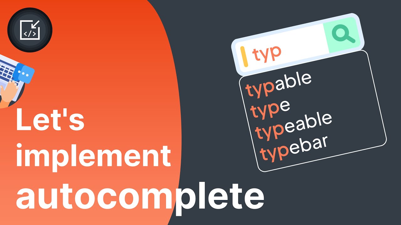 Let's implement autocomplete feature - Inside code