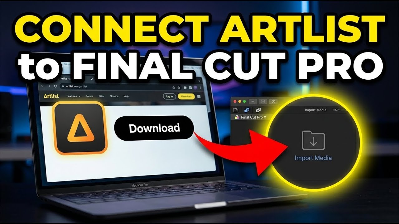 How to connect Artlist into Final Cut Pro editing workflow - Quick Tutorial