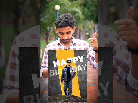PicsArt Birthday editing tutorial π₯π€―|birthday photo editing #picsart #trend #birthday #editing