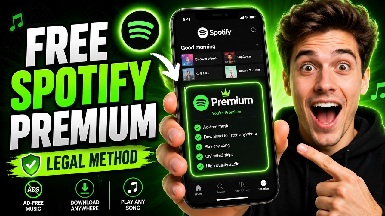 🎧 How to Get SPOTIFY PREMIUM FREE 🔥 12 MONTHS of Spotify Premium for FREE | OFFICIAL Method 2026
