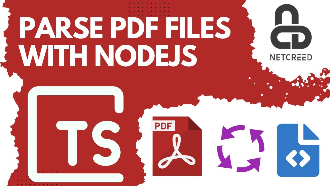 How to parse PDF files with Node.JS and TypeScript