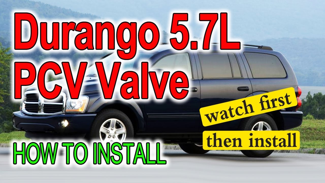 2005 Dodge Durango 5.7L Hemi PCV Valve Replace | MikesGigTV