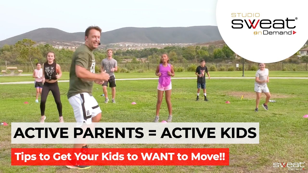 How to Encourage Your Kids to Be Physically Active | Active Parents Have the Most Active Children