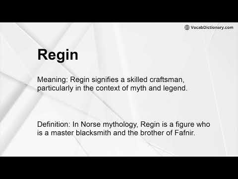 Regin Meaning