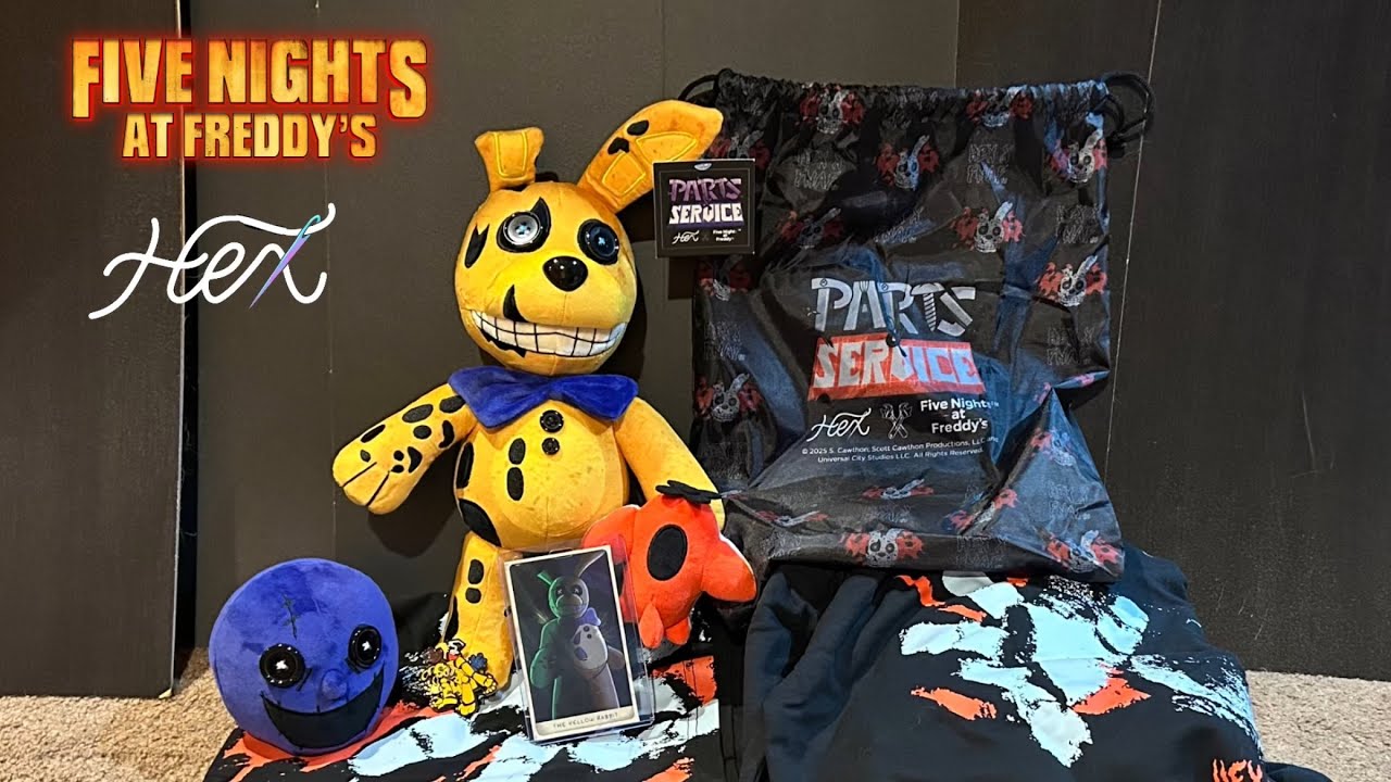 FNaF HEX Yellow Rabbit Plush Review! 