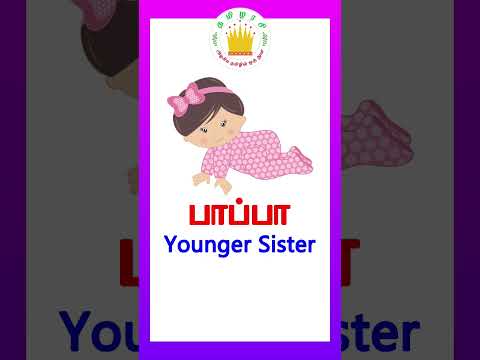 என் குடும்பம்|Learn My Family in Tamil and English|Tamilarasi