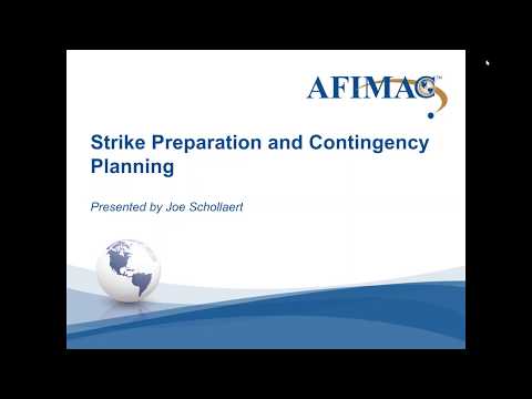 WEBINAR: Strike Preparation and Contingency Planning