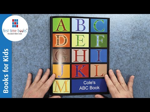 Cole's ABC Book - Personalized Children's Books - First Time Books