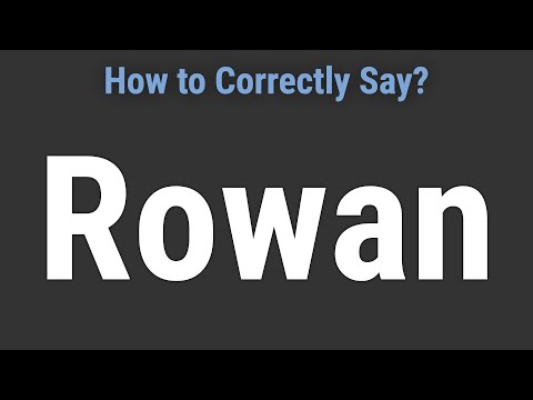 How to Pronounce Name Rowan (Correctly!)