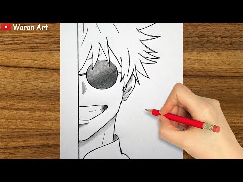 Easy Anime Drawing || How to Draw Anime step-by-step || Easy Drawing for Beginners