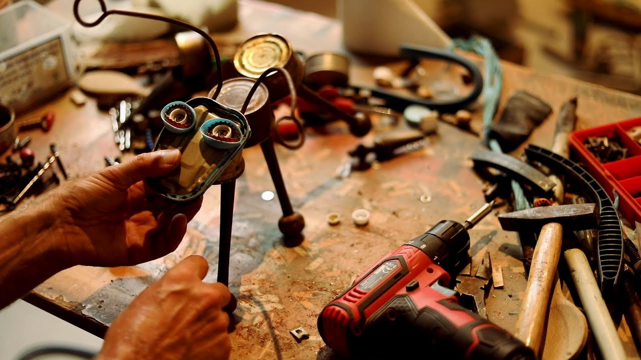 Animal Art Made from Waste & Recycled Materials