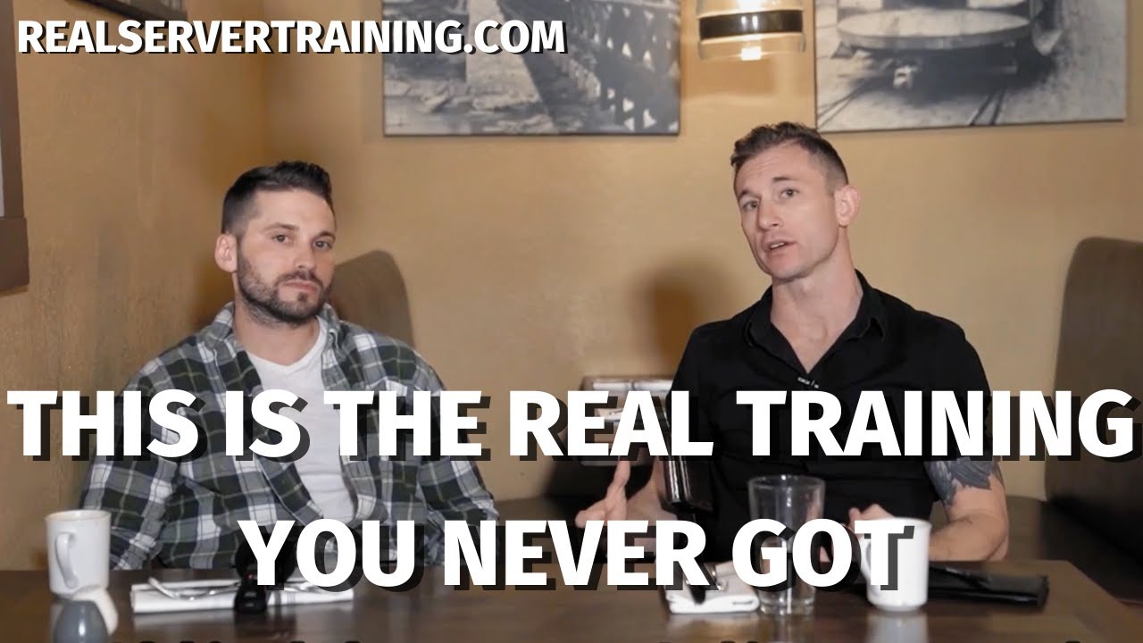 In-depth restaurant training for servers by servers