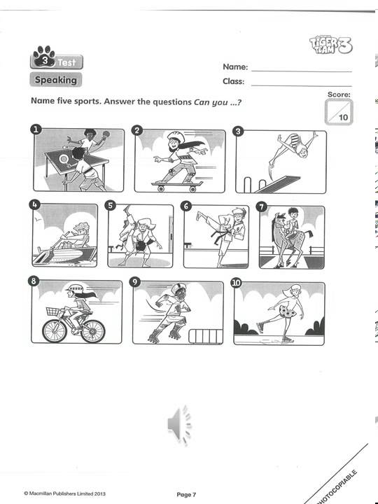 tt3 unit 3 speaking test