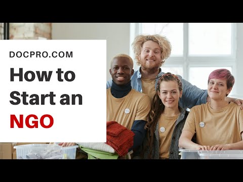 How to Start an NGO (+FREE Templates)