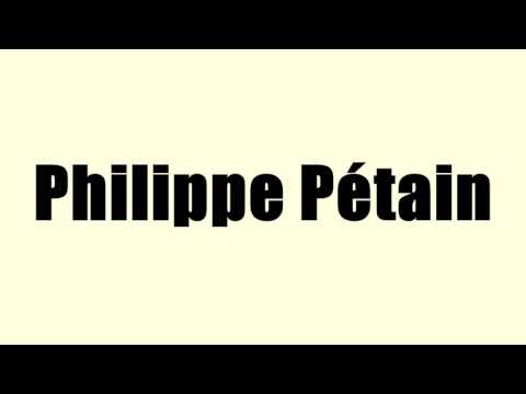 Philippe Pétain