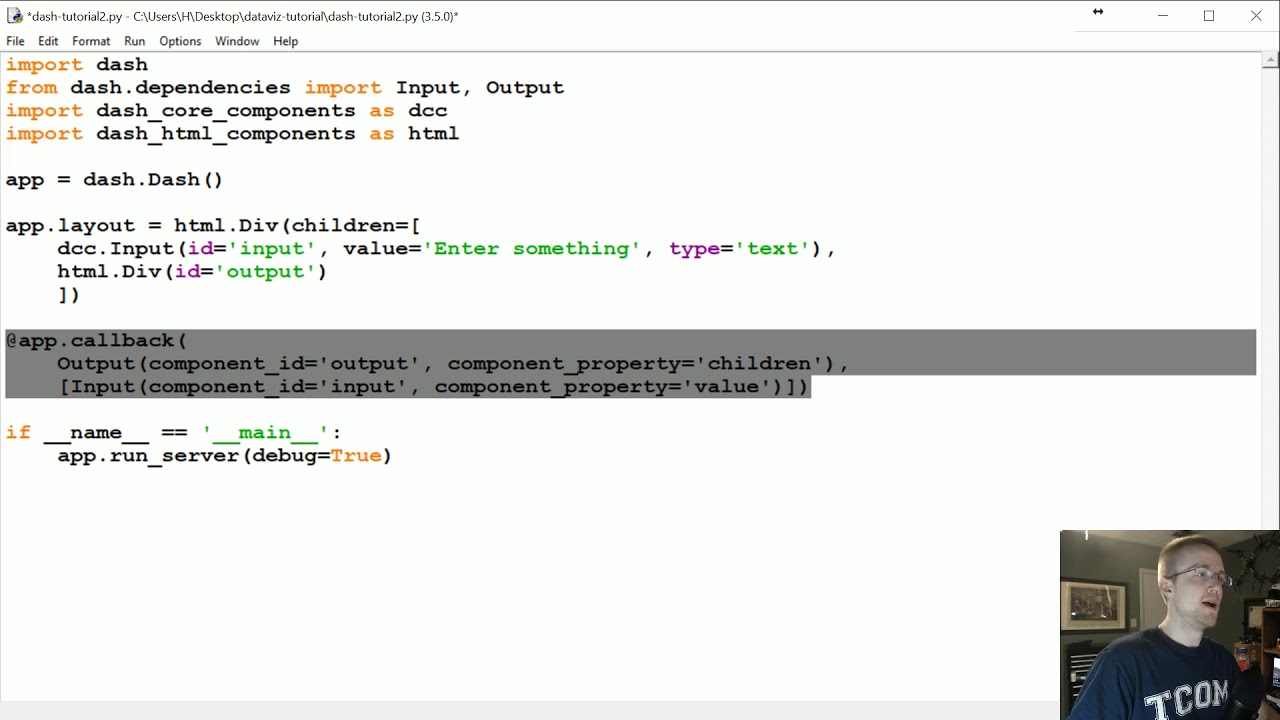 Interactive User Interface - Data Visualization GUIs with Dash and Python p.2